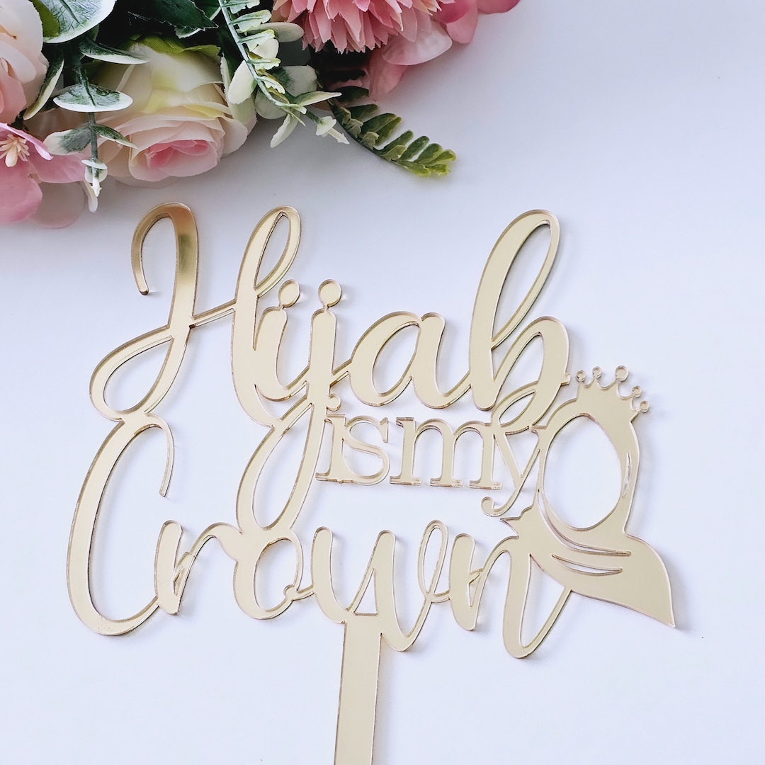 Hijab Cake Topper | Hijabi - Etsy
