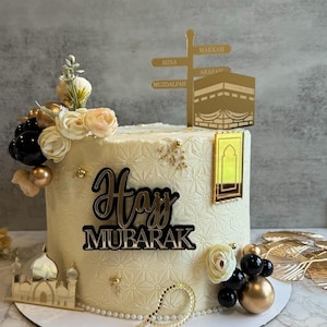Hajj Cake Topper | Hajj Charm Set | Hajj Gift | Umrah Cake Topper - Etsy