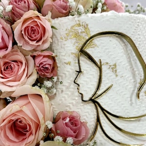Hijab Girl Cake Charm - Etsy