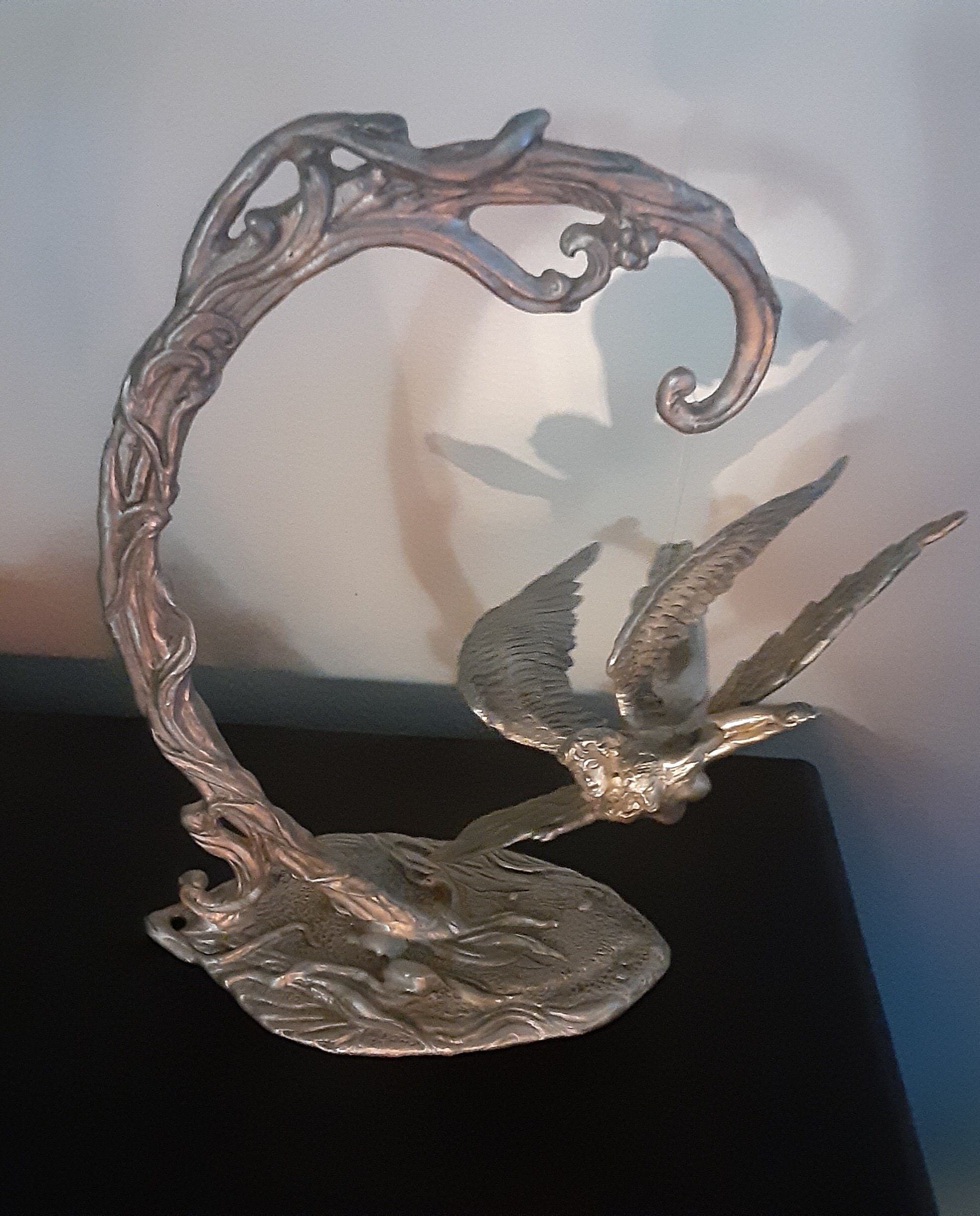 VINTAGE K. Dopita Studio Air Element Sculpture Solid Pewter 1987 - Etsy