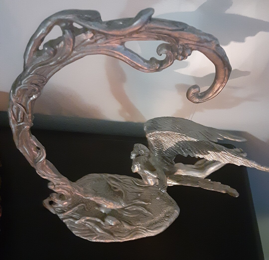 VINTAGE K. Dopita Studio Air Element Sculpture Solid Pewter 1987 - Etsy