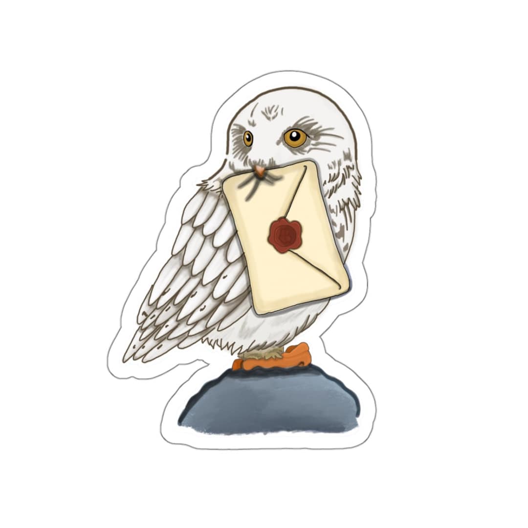 Hedwig Hogwarts Letter Sticker - Etsy