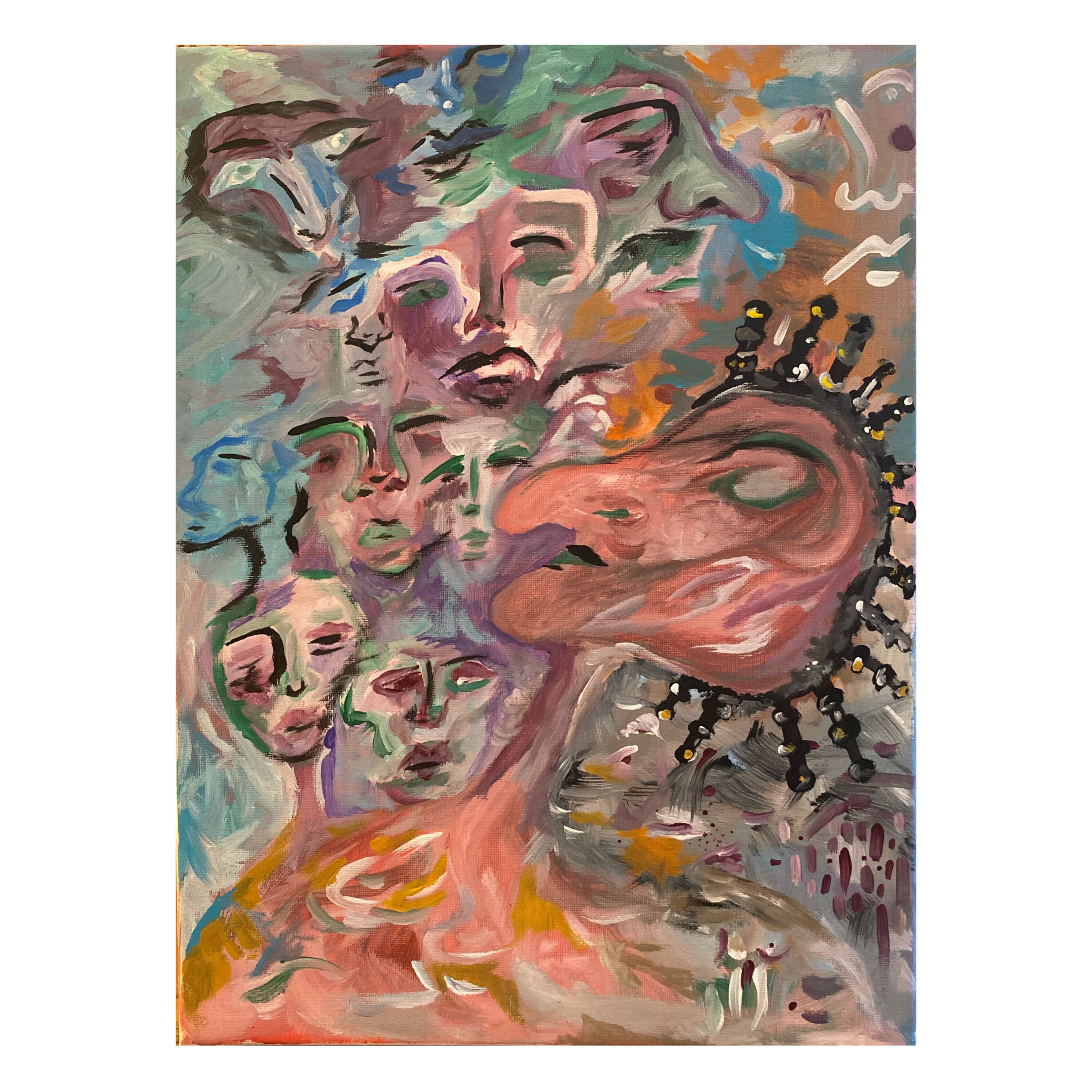 Acrylic Painting Titled The End Acrylic Art & Collectibles etna.com.pe