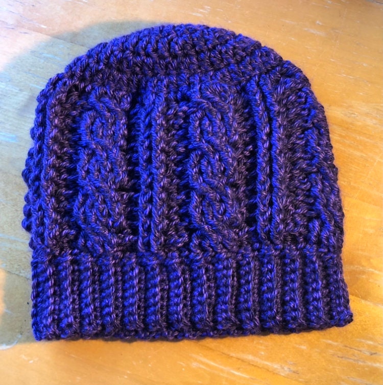Cable Hat Crochet Pattern - Etsy