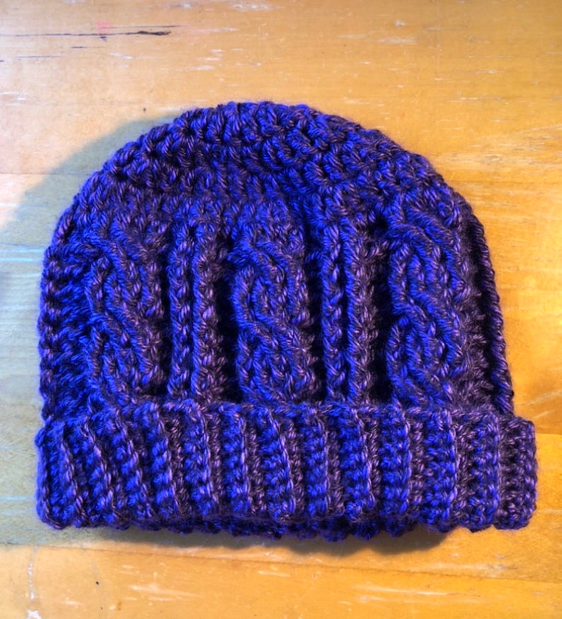 Cable Hat Crochet Pattern - Etsy