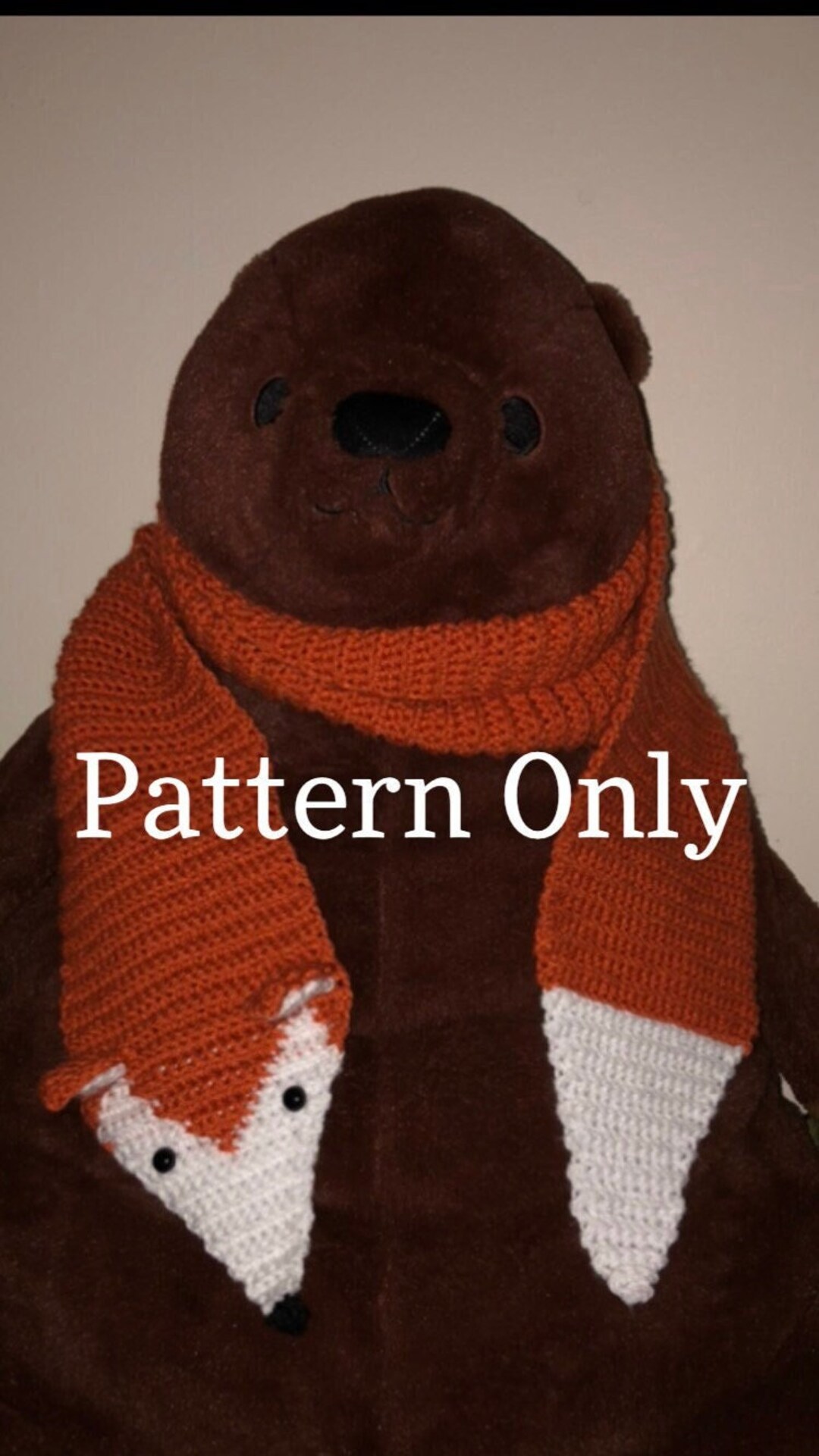 Fox Scarf Crochet Pattern - Etsy