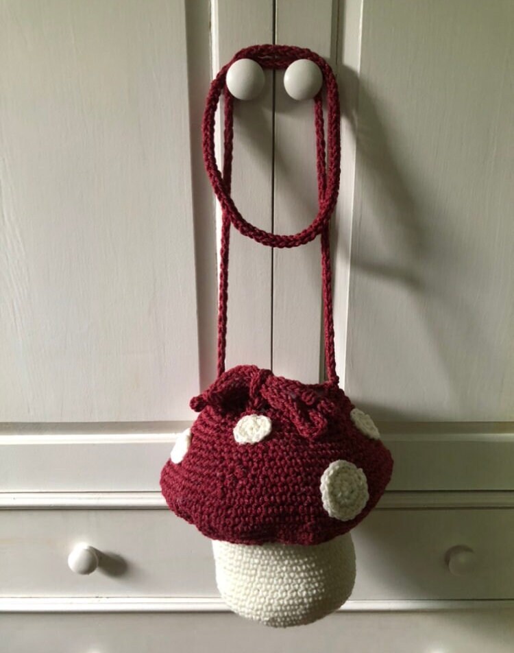 Mushroom Bag Crochet Pattern - Etsy