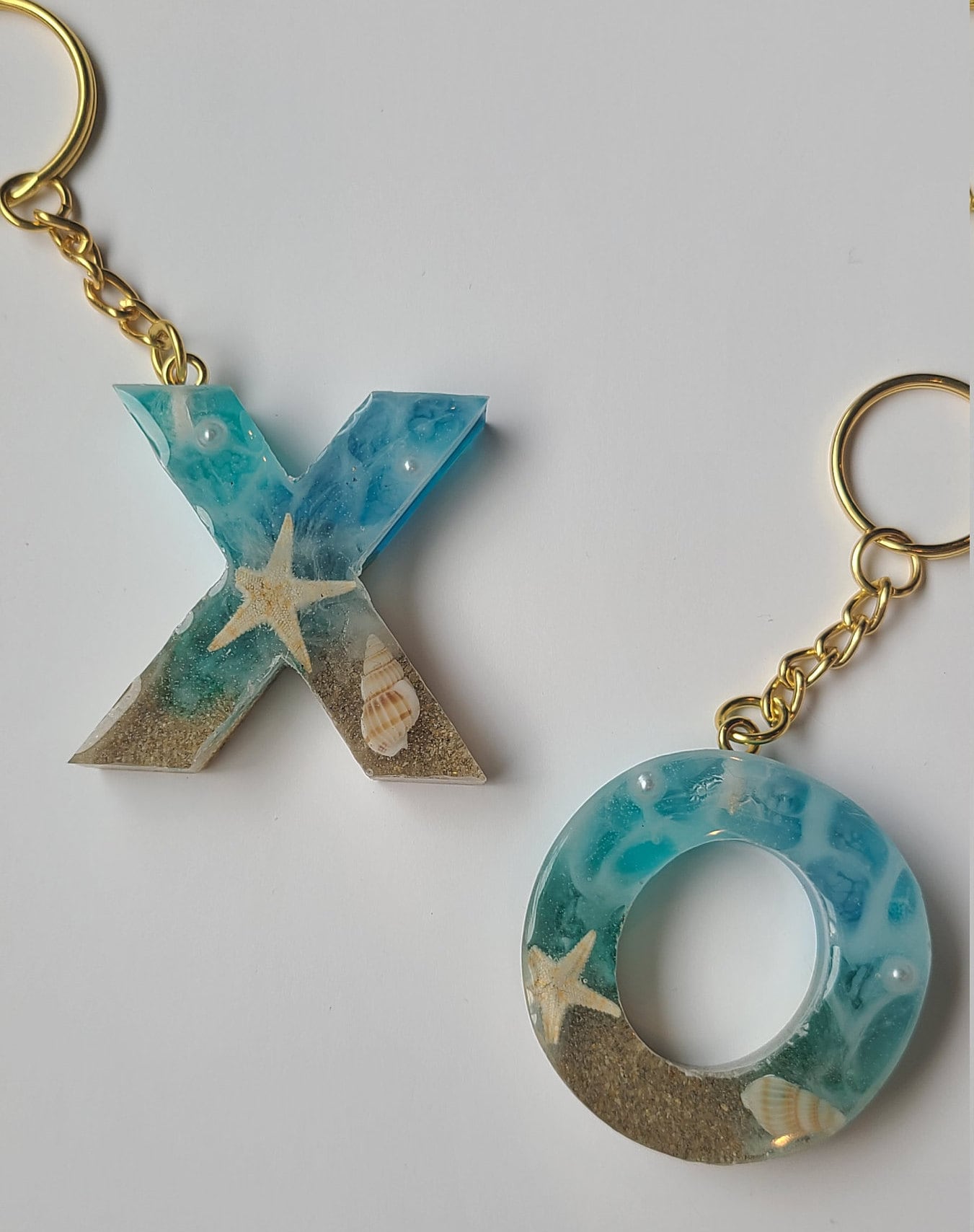 Custom Made Resin Ocean Keychains - Etsy