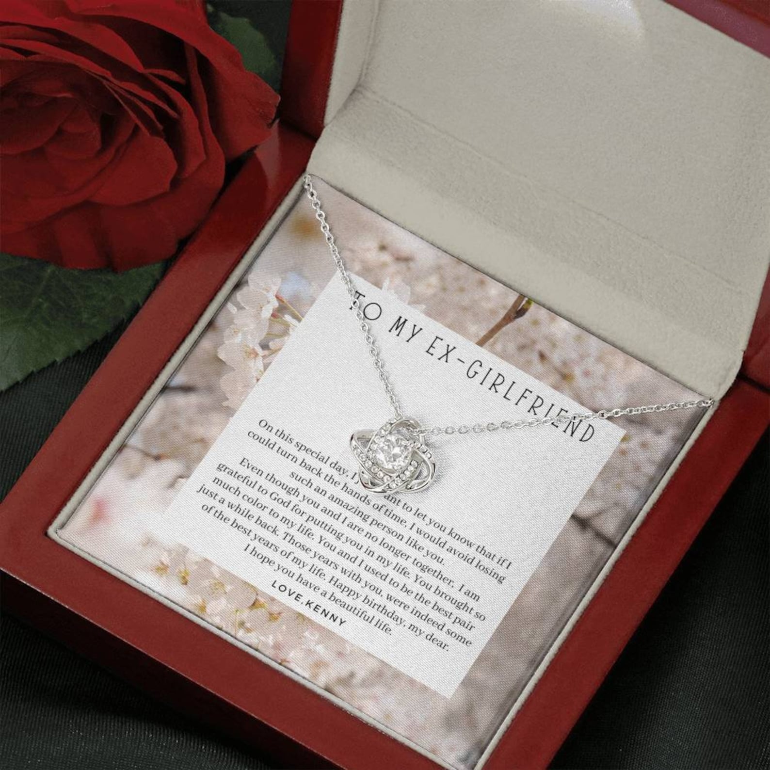 To My EX Girlfriend, Birthday Gift for EX Girlfriend, Get Her Back Gift ...