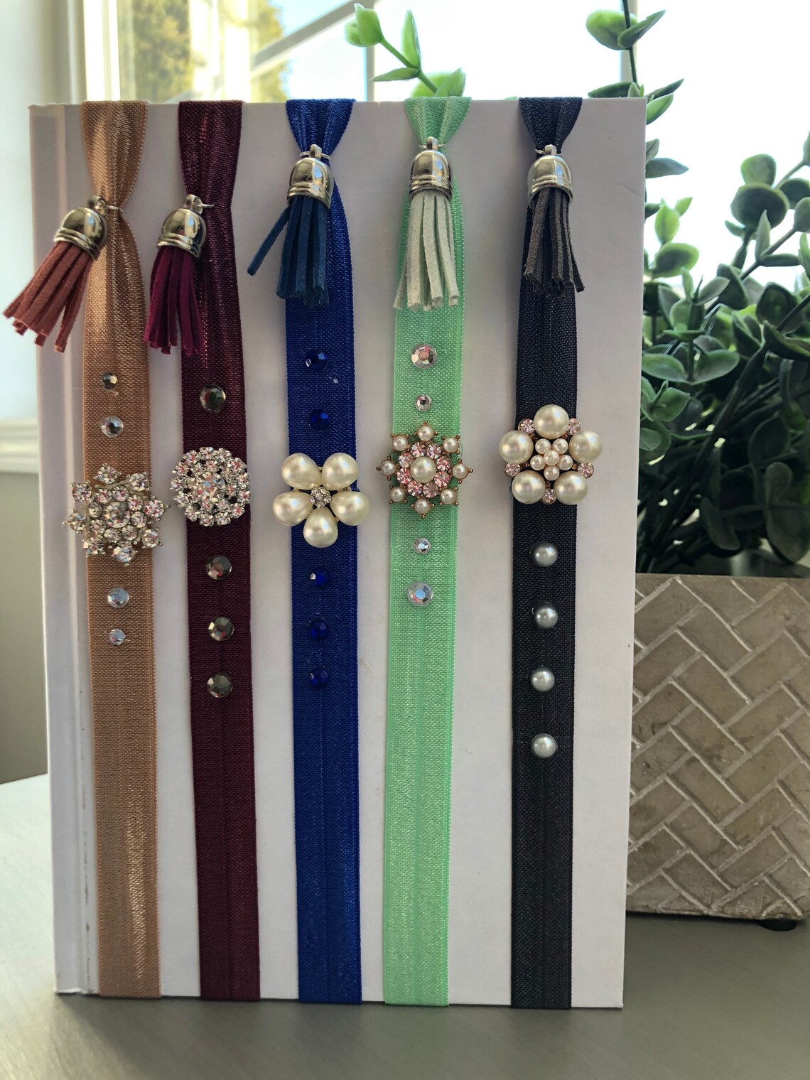 Planner Band Customized Bookmark Bookband Elastic | Etsy