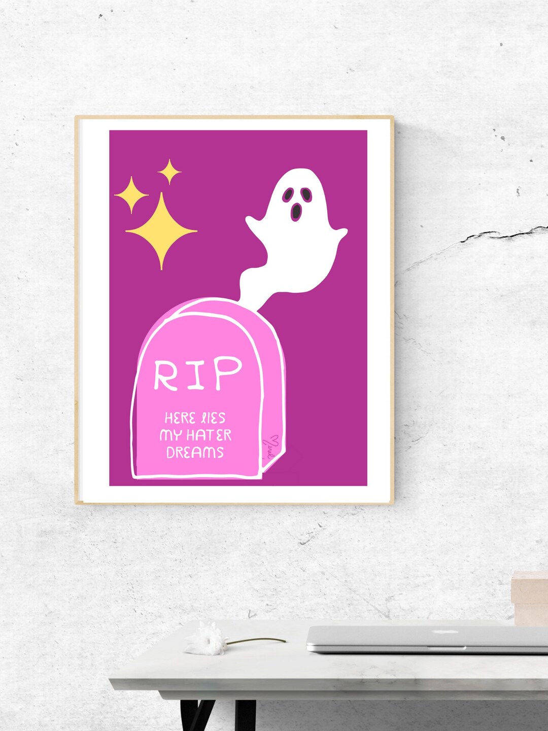 RIP Purple Digital Wall Art, Digital Download Print, Instant Download ...