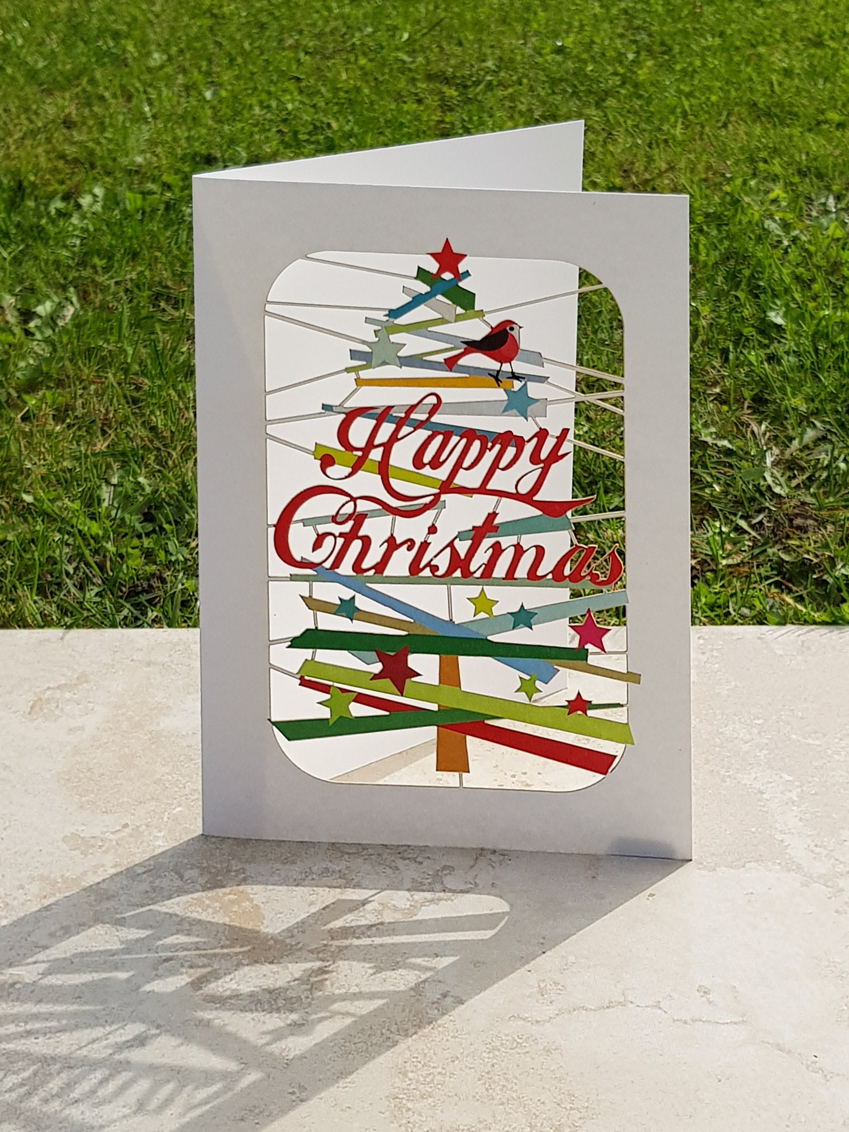 Christmas Multi Pack Laser Cut Christmas Cards Pack of 3 - Etsy Canada