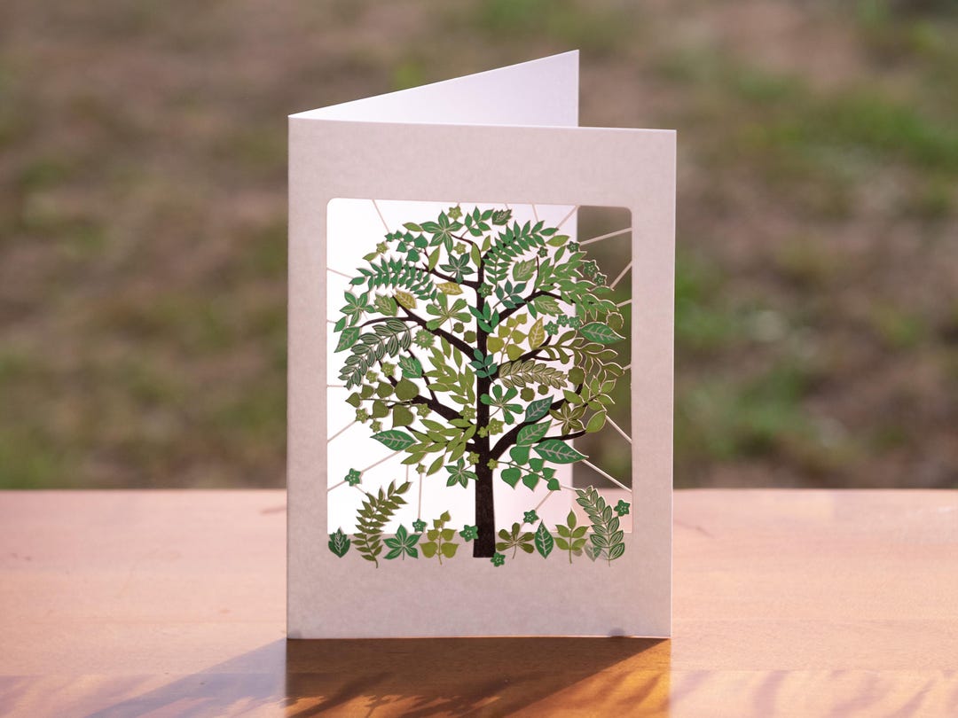 Tree Card - Blank Card - Spiritual Card - Tree of Life - Nature Lover ...