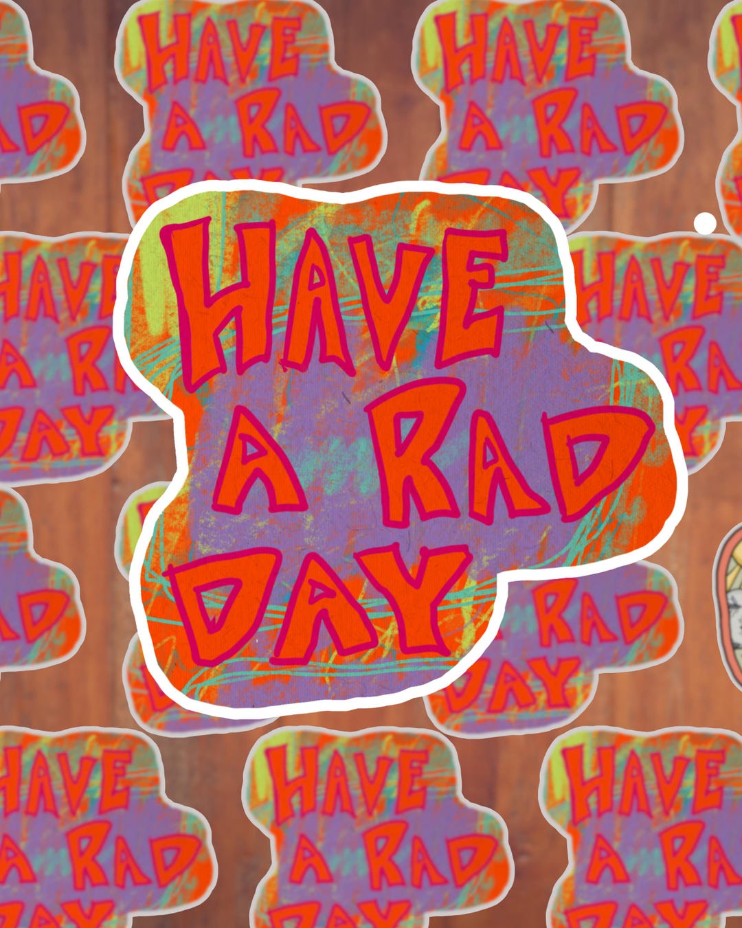 Have a Rad Day Sticker - Etsy
