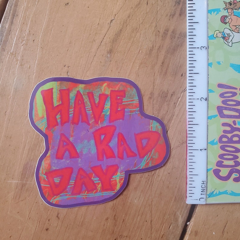 Have a Rad Day Sticker - Etsy