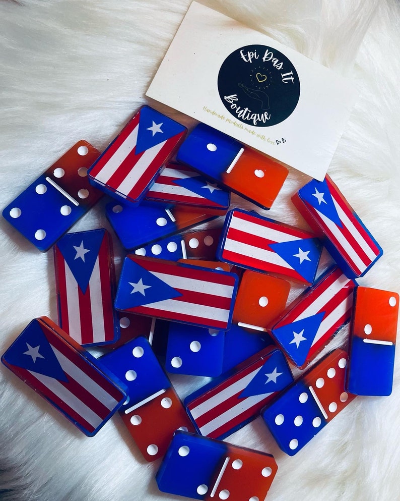 Custom Dominoes With Country Flag Resin Dominoes - Etsy