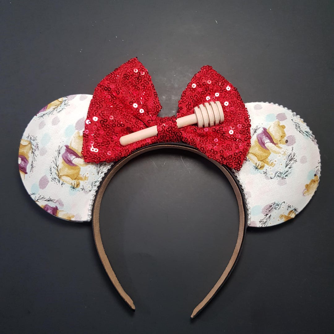 Winnie the Pooh Mickey Ears, Pooh Minnie Ears, Minnie Mouse Ears ...