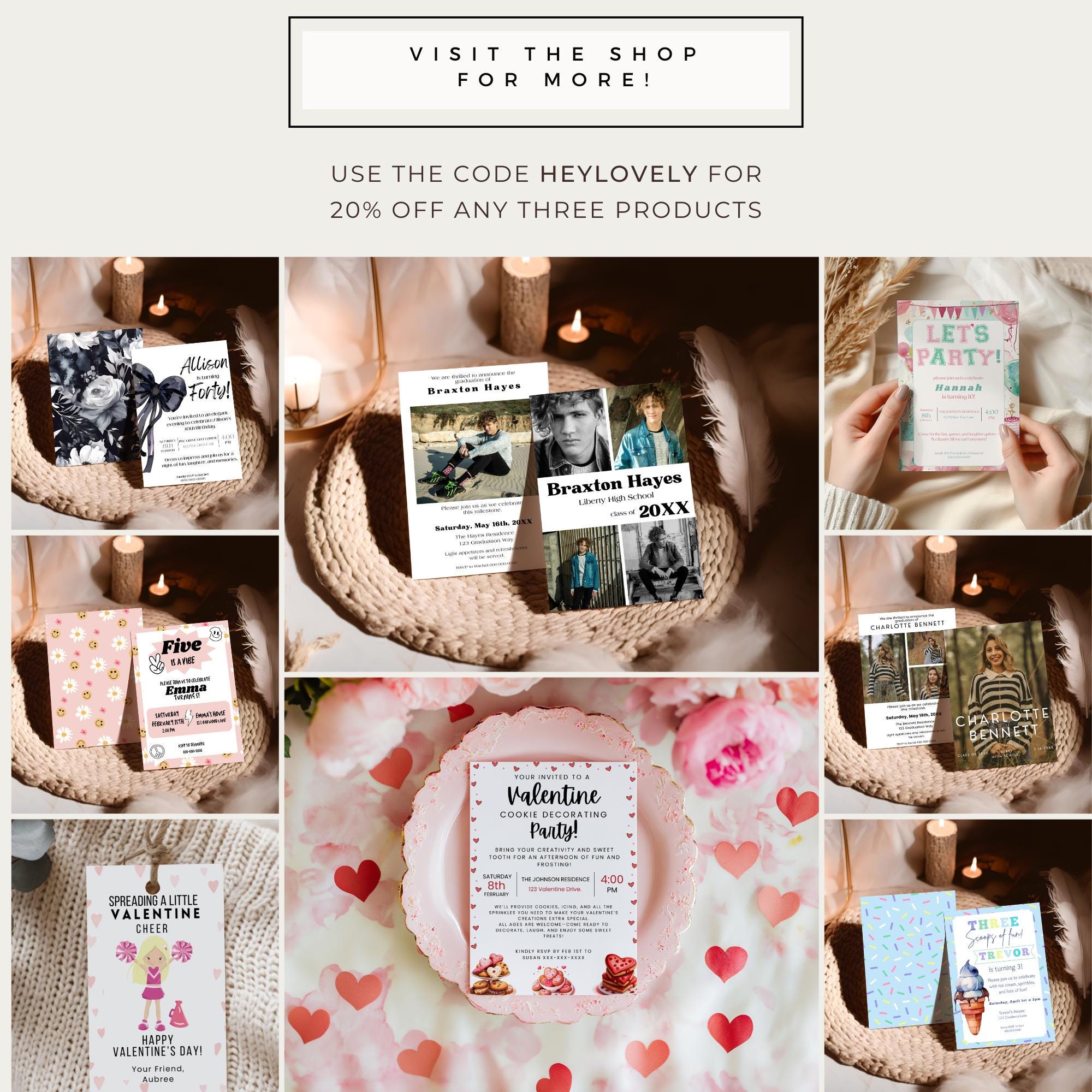 Valentine Card Template, Printable so Sweet Valentine Tag, Editable ...