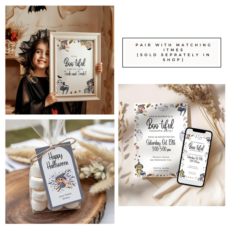 Halloween Party Food Label Template, Printable Kid Friendly Halloween ...