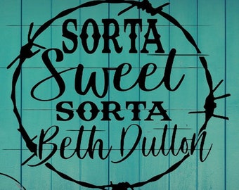 Beth Dutton Decal - Etsy