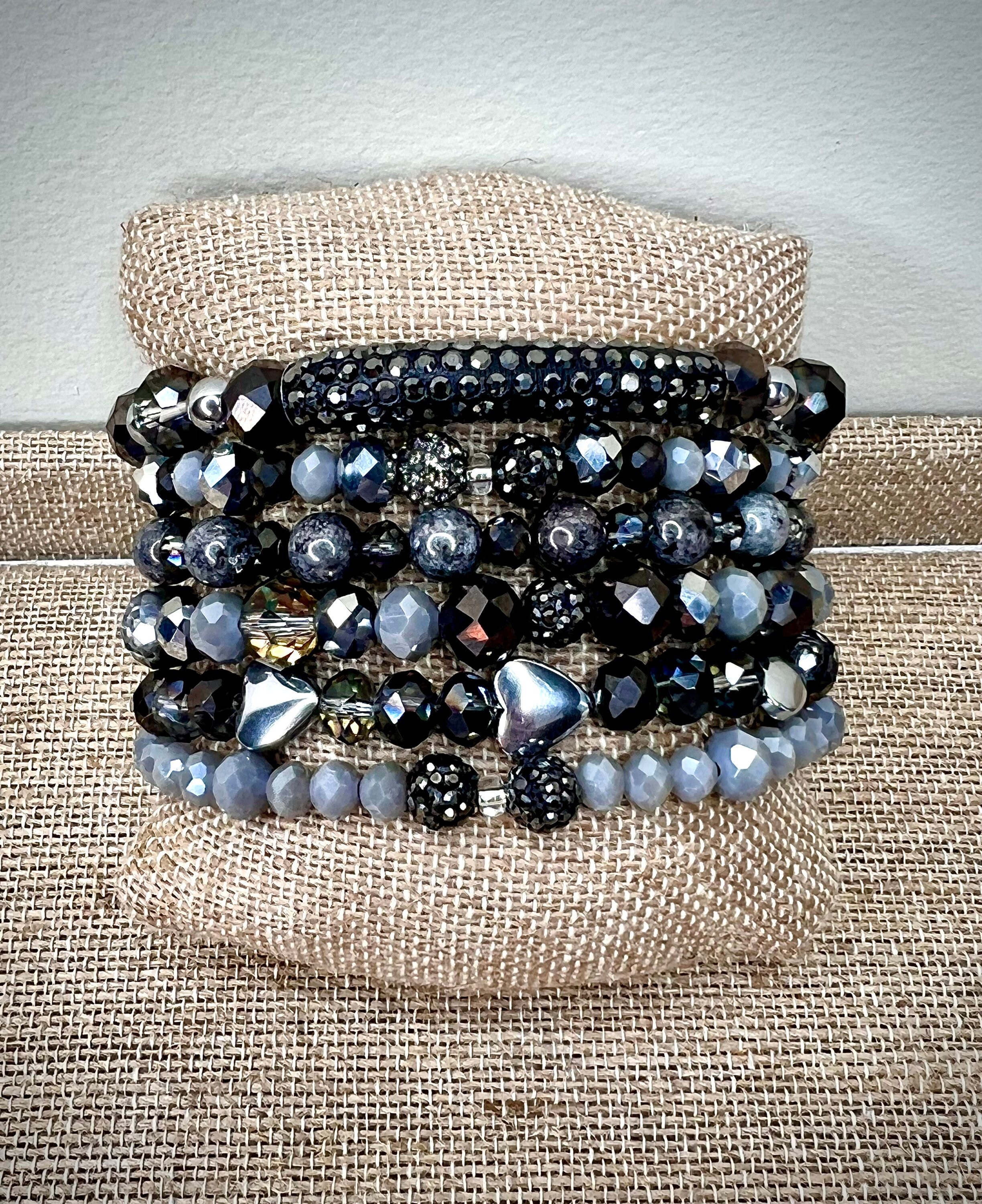 The Gracie Stack Stacked Bracelet Set of 6 - Etsy