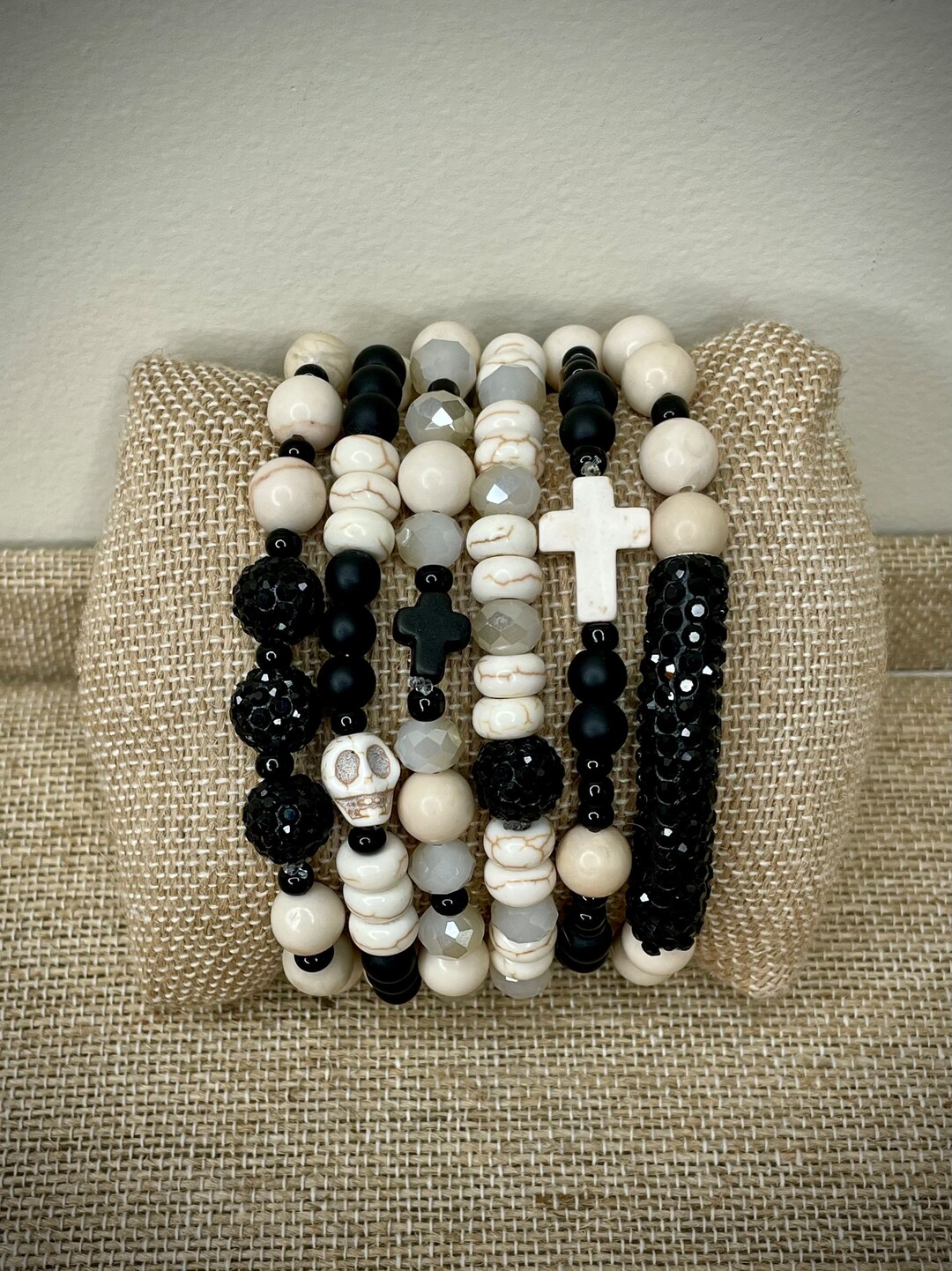 Stacked Bracelets Set of 6 - Let the Fall Begin - Etsy