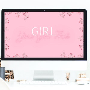 Girl You Got This Desktop Wallpaper for Computer INSTANT - Etsy