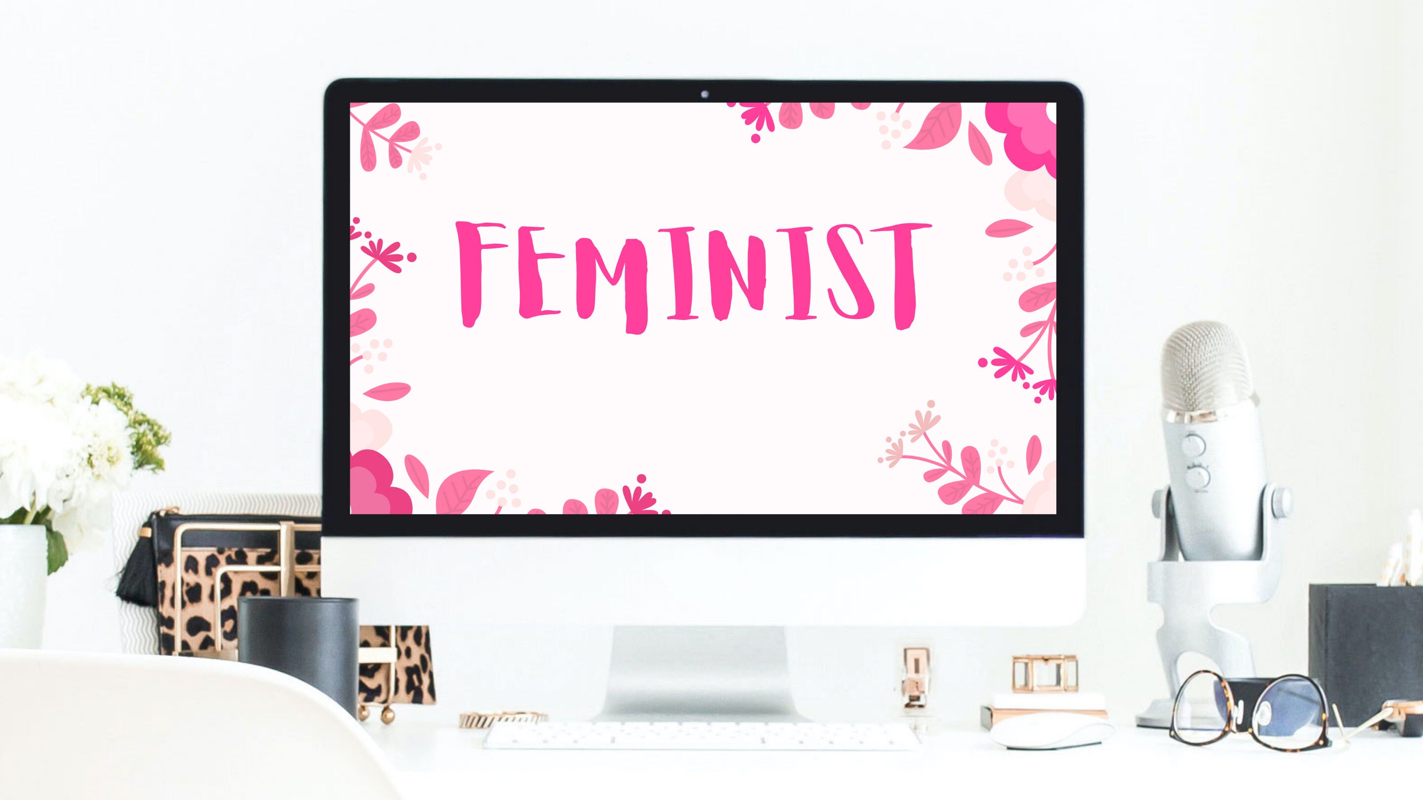 FEMINIST Laptop Wallpaper | Laptop Background | MacBook Wallpaper ...