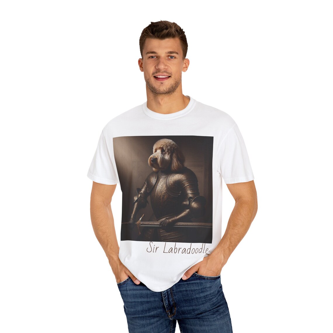 Labradoodle Warrior, Labradoodle Shirt, Renassance Labradoodle Shirt ...