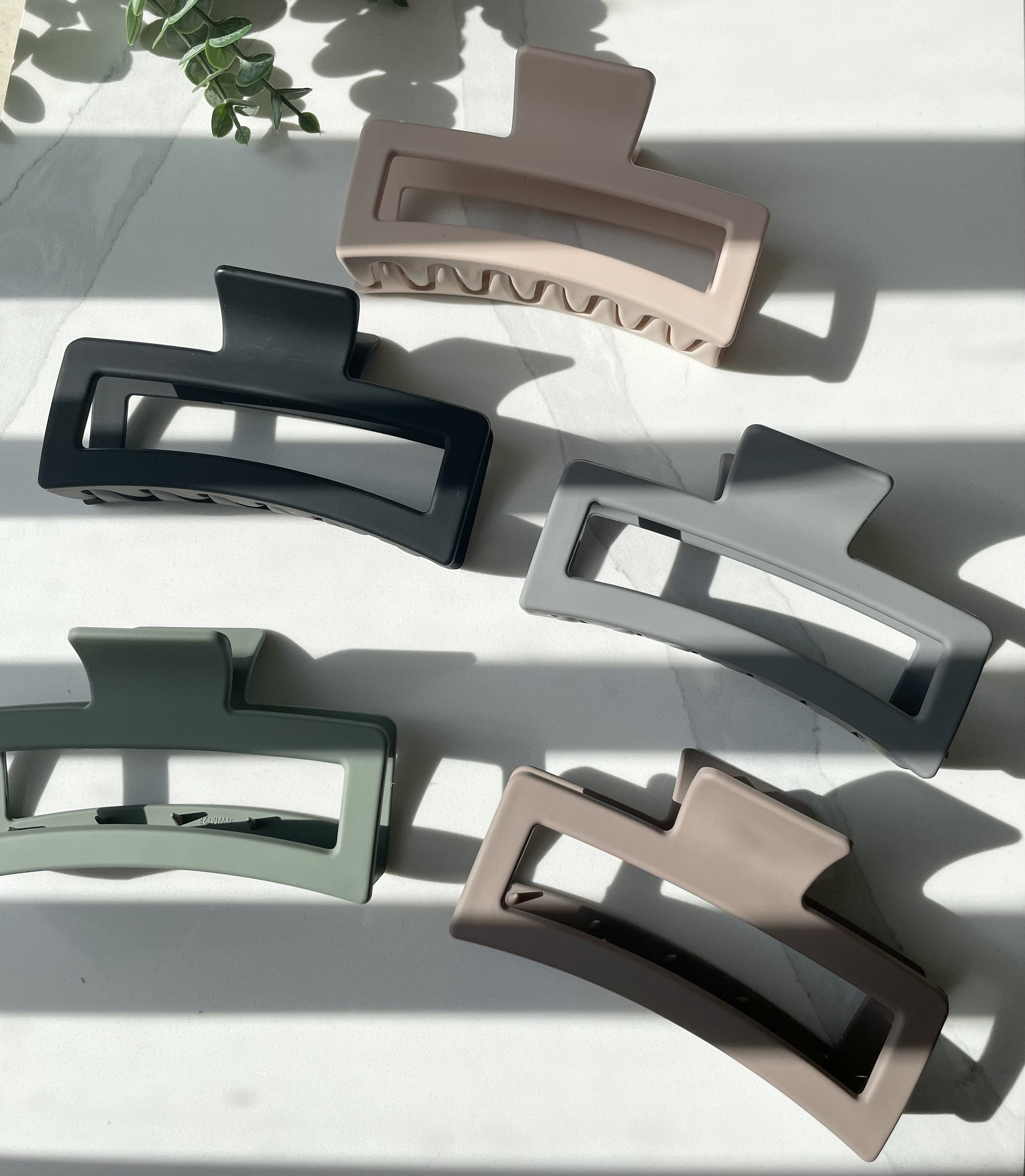 Jumbo Hair Claw XXL Matte Hair Claw Neutral Big Claw Clip | Etsy