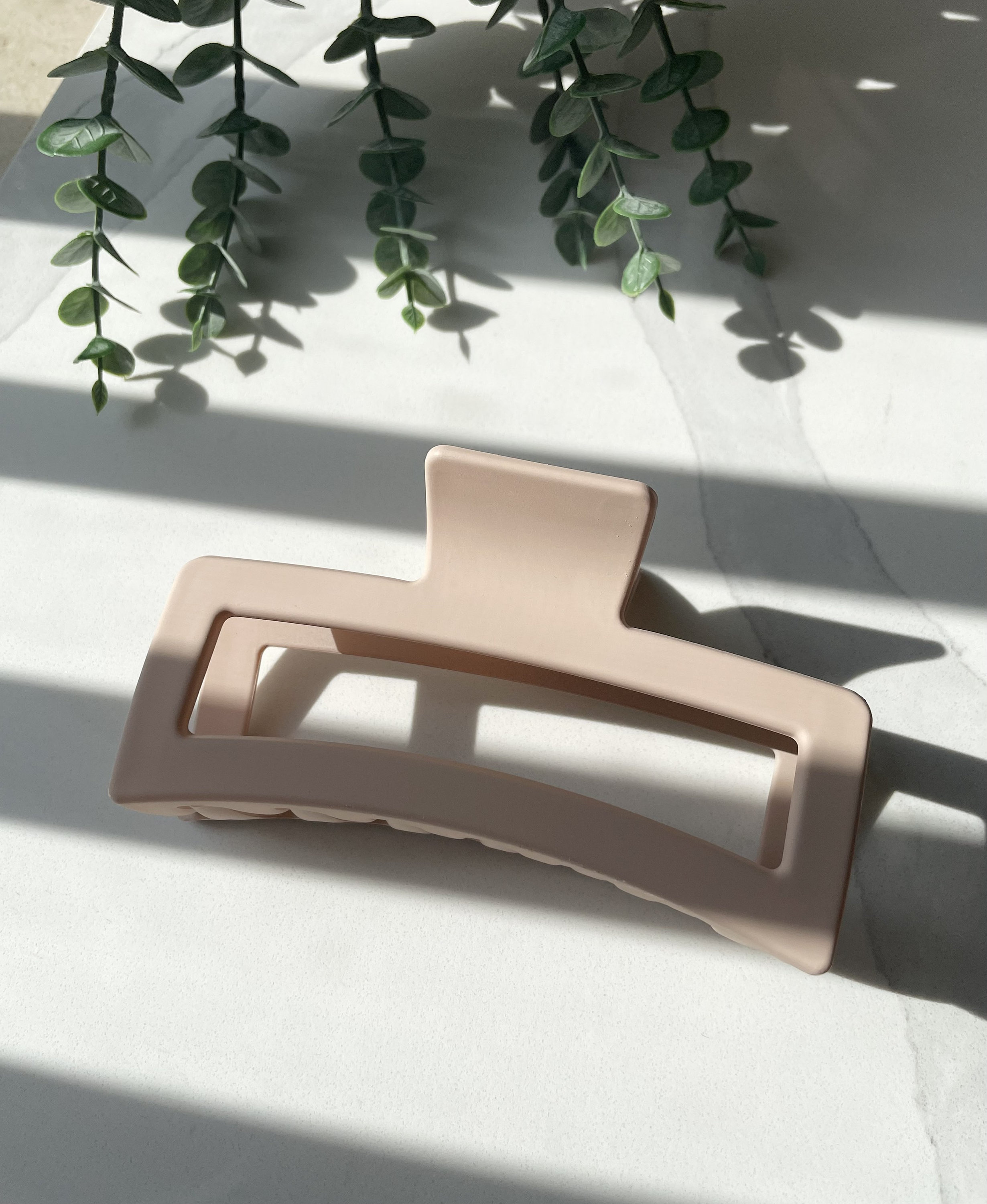 Jumbo Hair Claw XXL Matte Hair Claw Neutral Big Claw Clip | Etsy