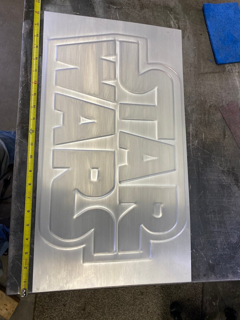 Aluminum Embossed Star Wars Sign - Etsy