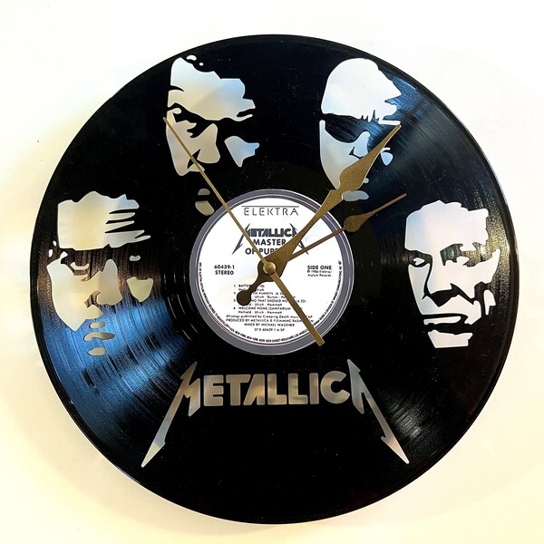 Vinyl Record Clock - Etsy