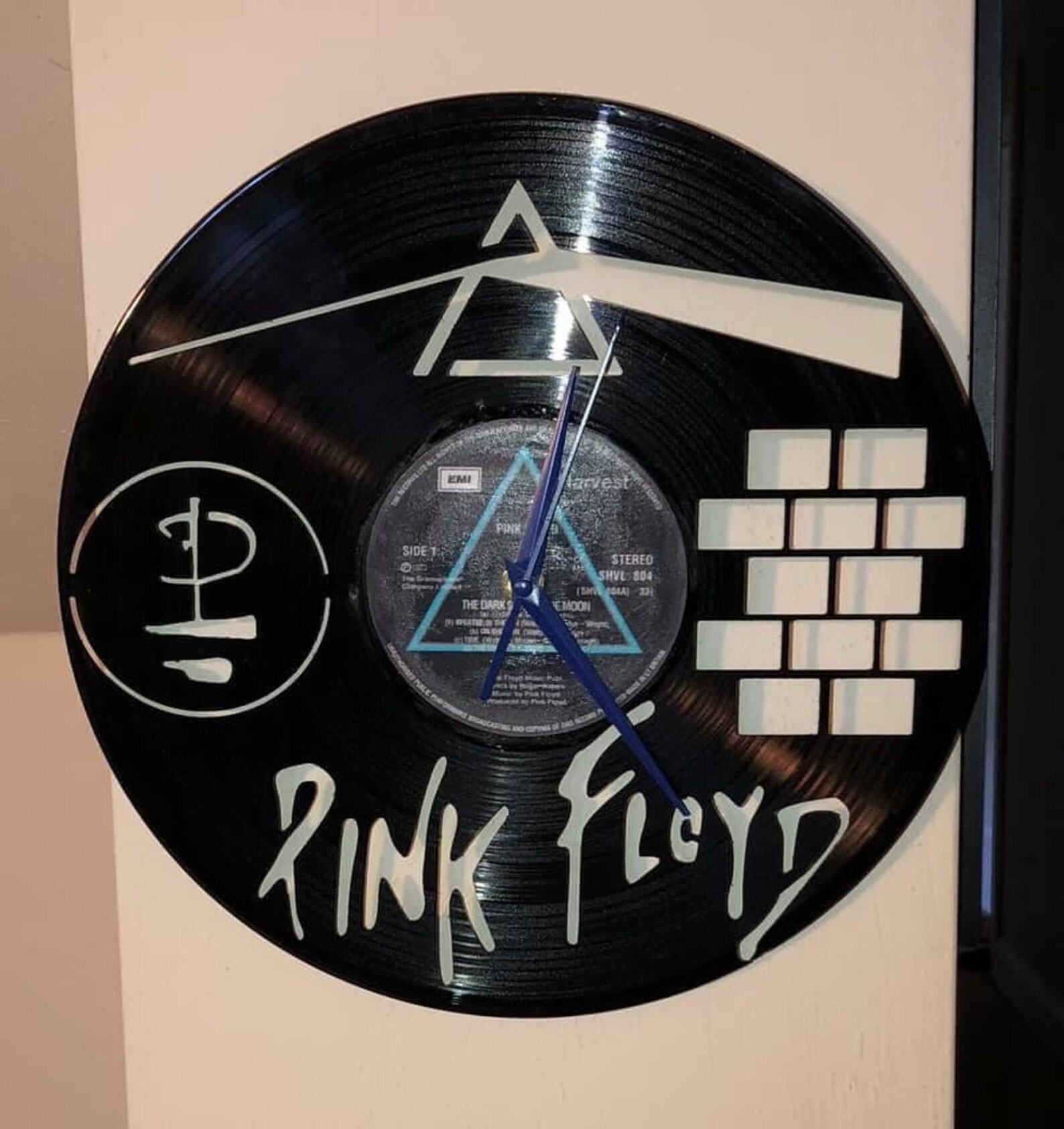 Pink Floyd Vinyl Record Clock - Etsy