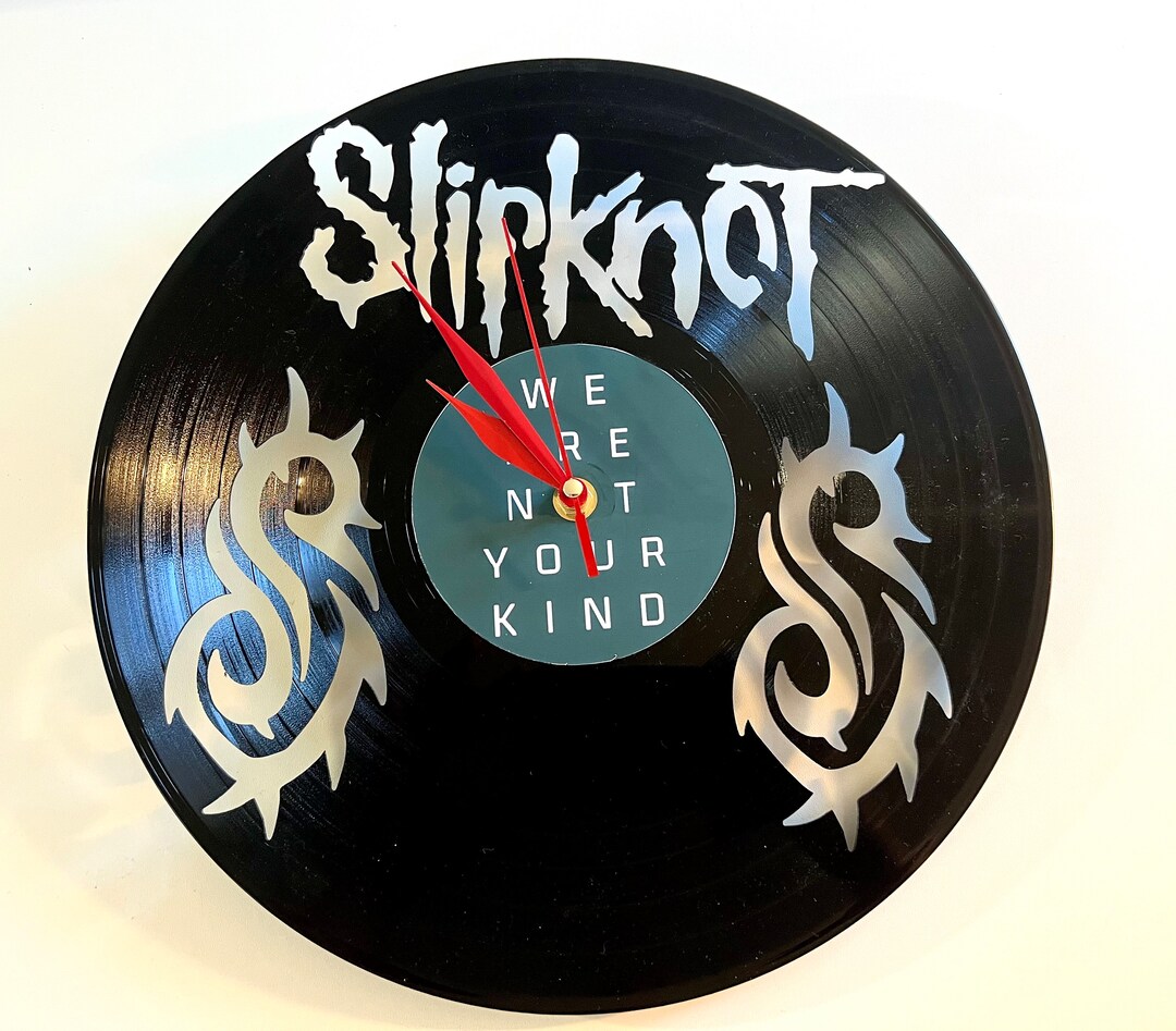 Slipknot Vinyl Record Clock - Etsy