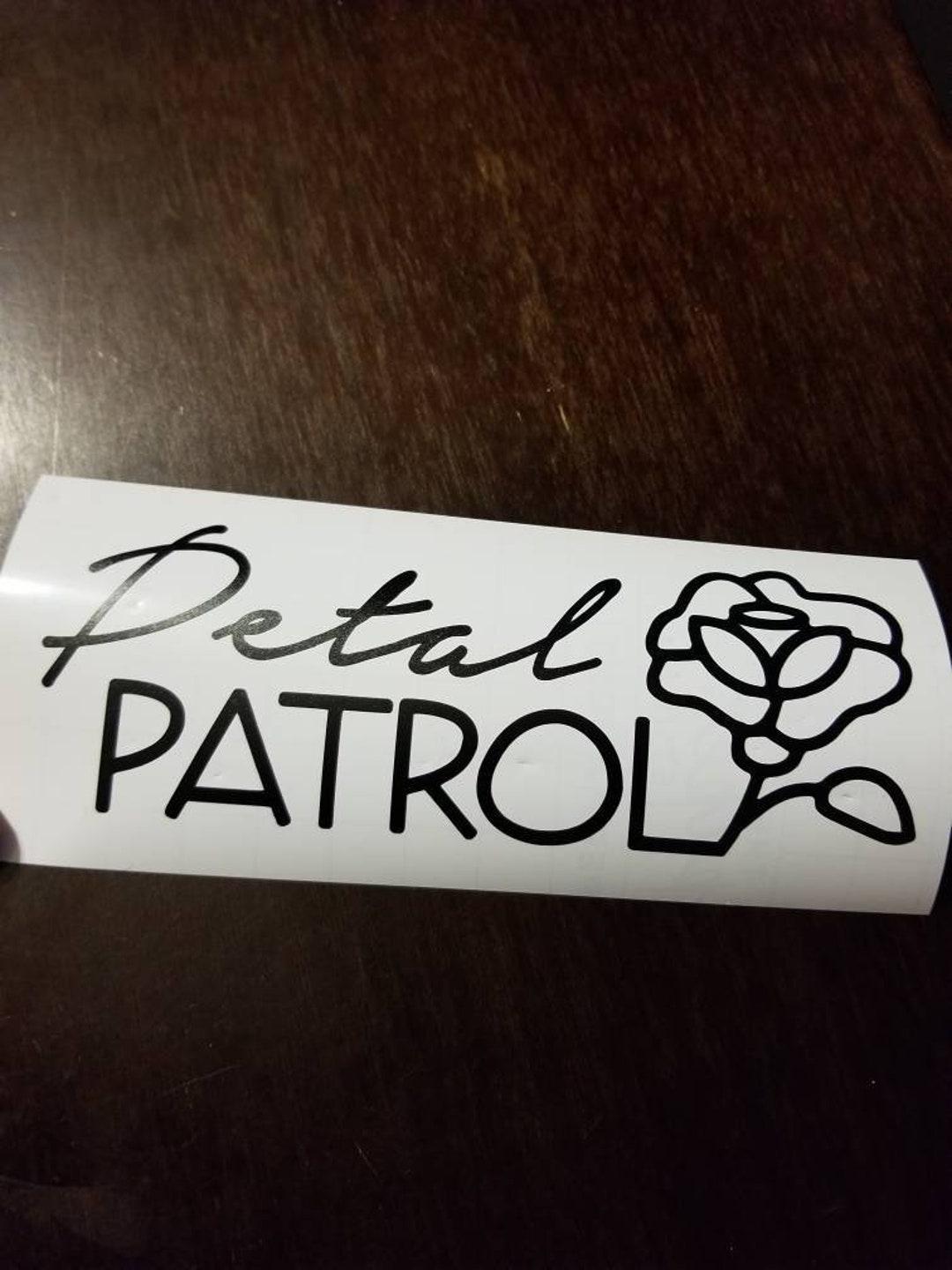 Petal Patrol Decal - Etsy