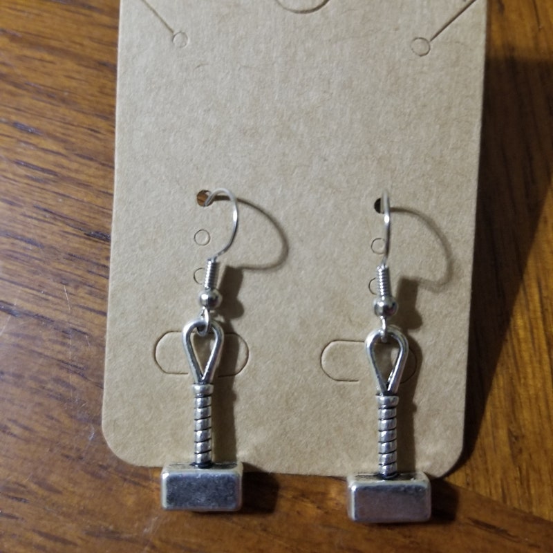 Hammered Earrings - Etsy UK