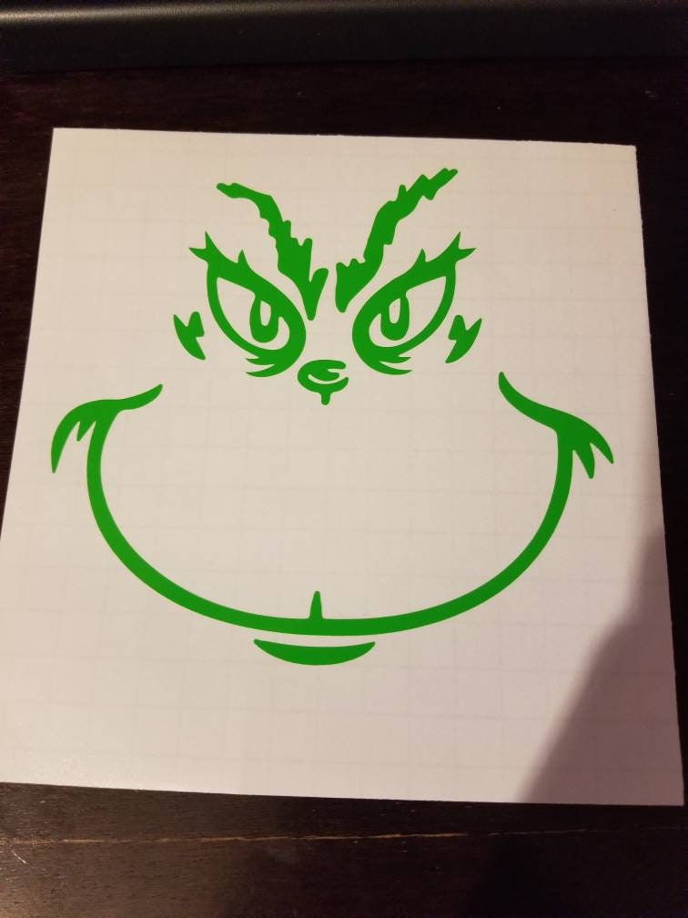 Grinch Decal - Etsy