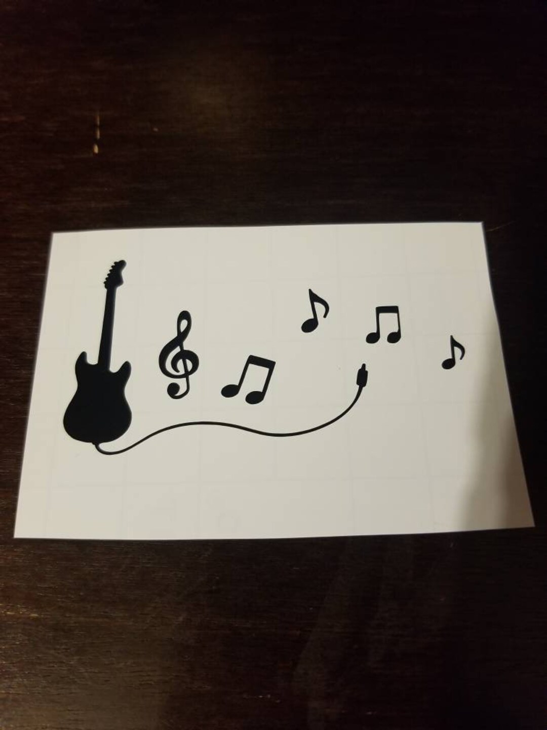 Guitar Decal - Etsy