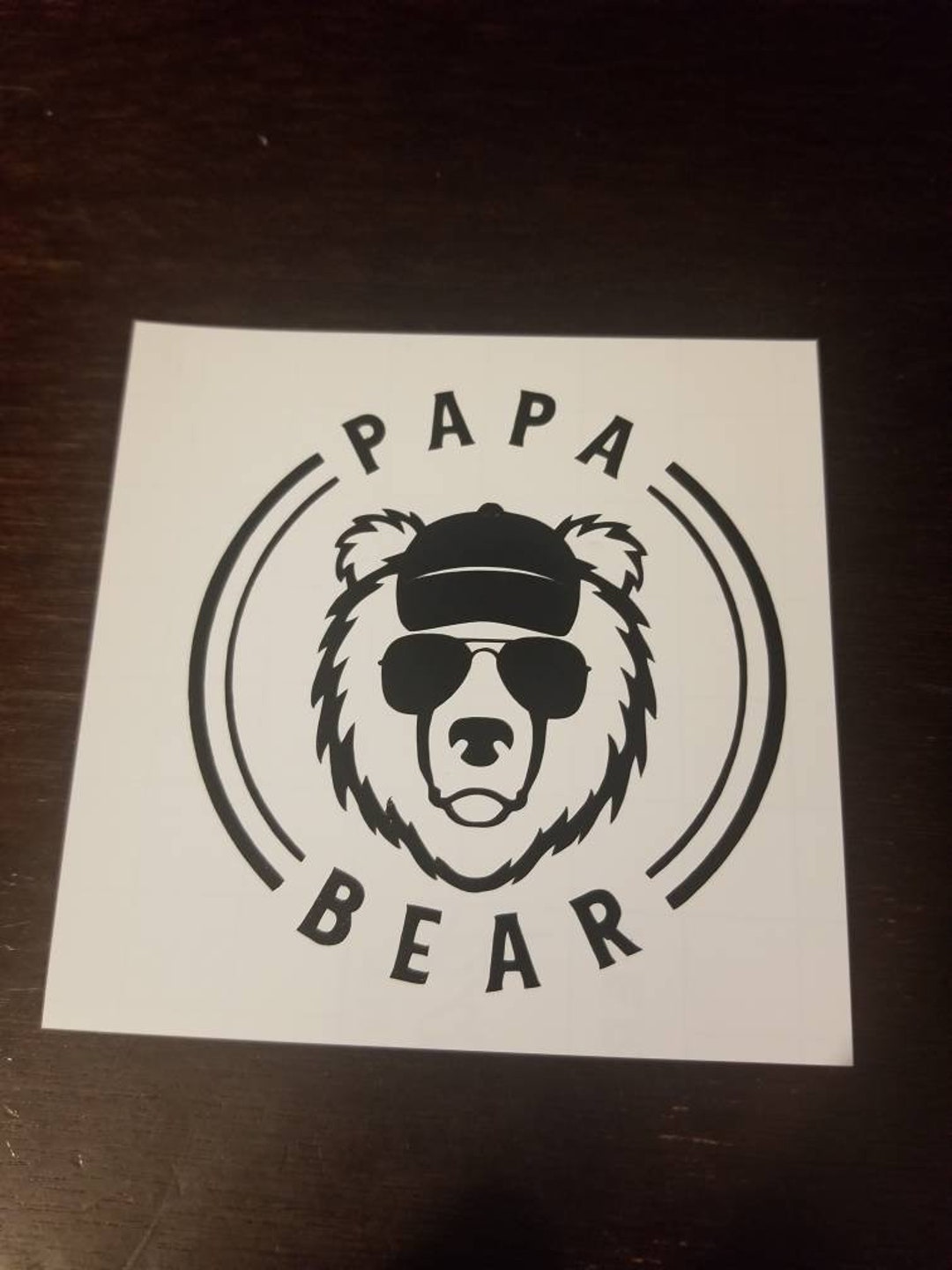 Papa Bear Decal - Etsy