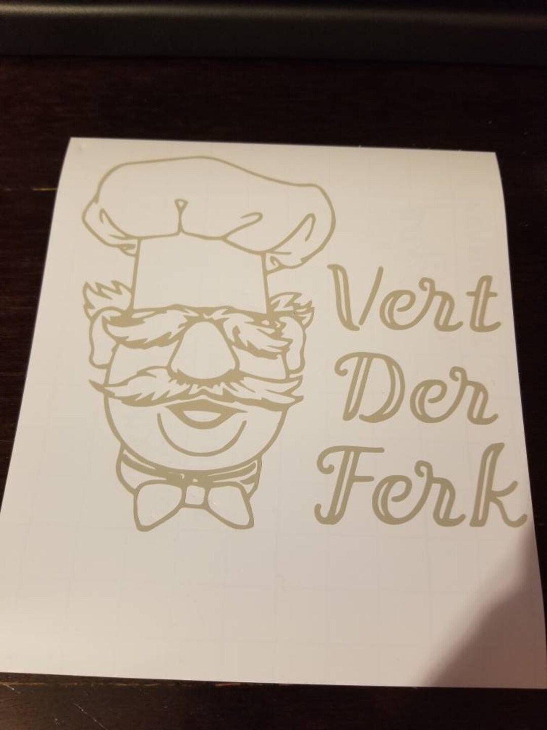 Swedish Chef Decal - Etsy