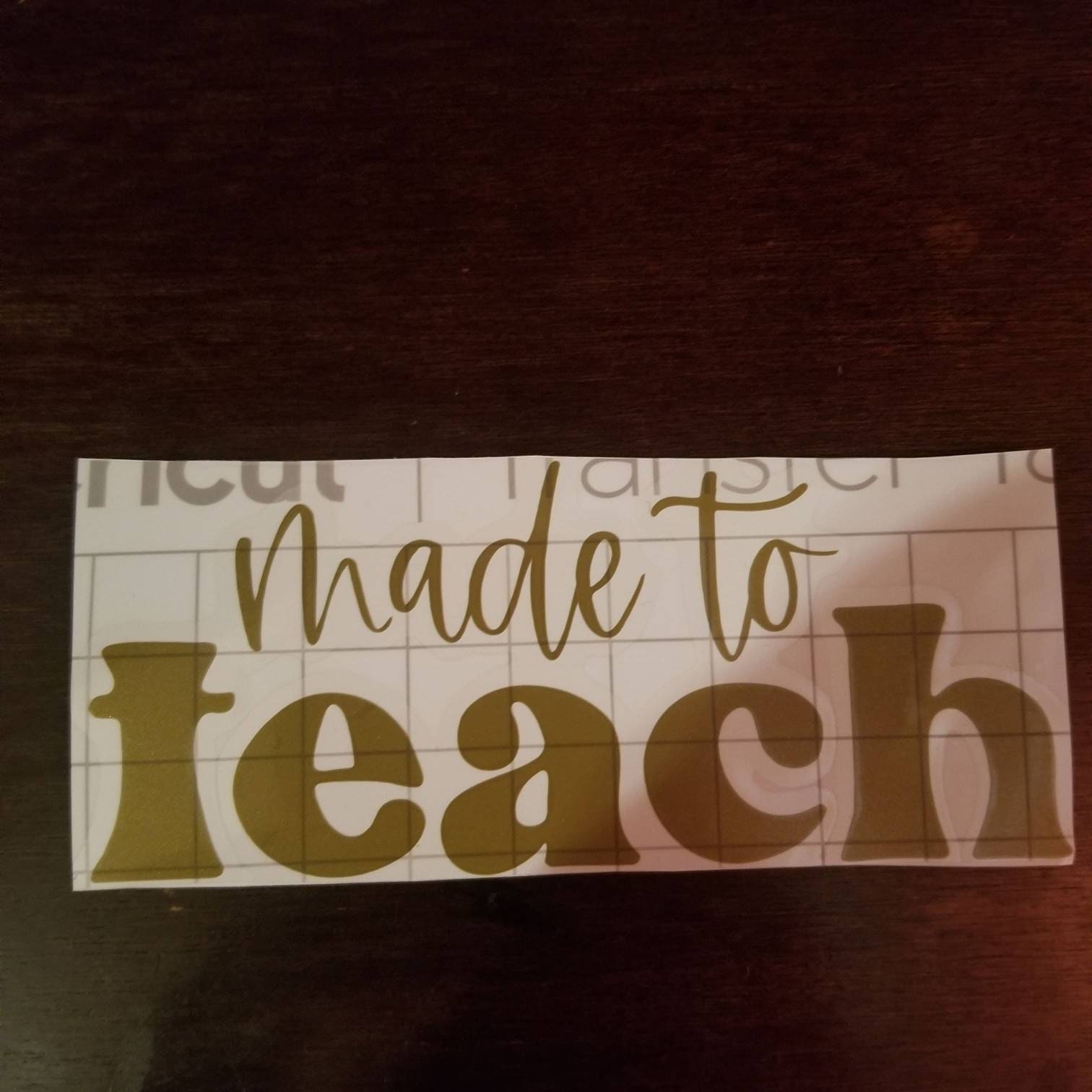 Teacher Decal - Etsy