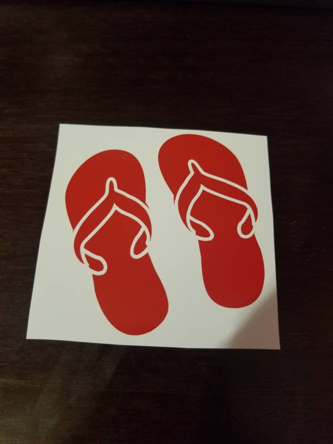 Flip Flop Decal - Etsy