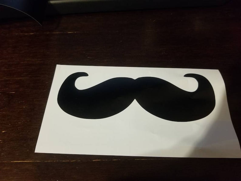 Mustache Decal - Etsy