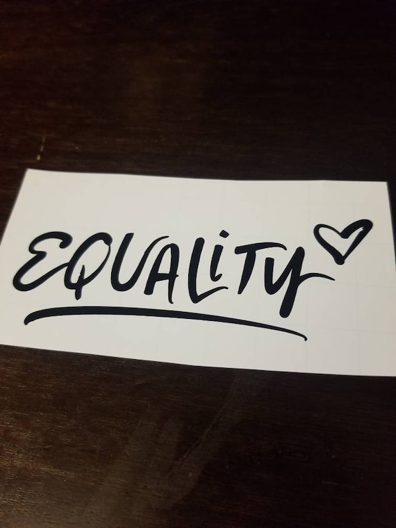 Equality Decal - Etsy