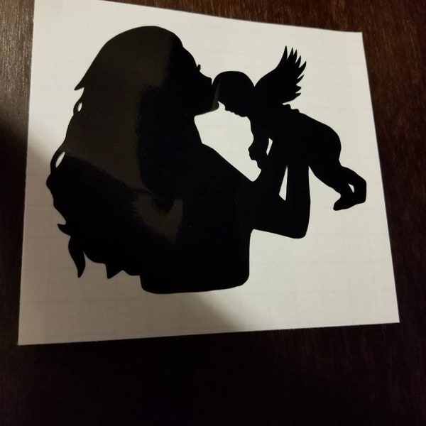 Angel Baby Decal - Etsy