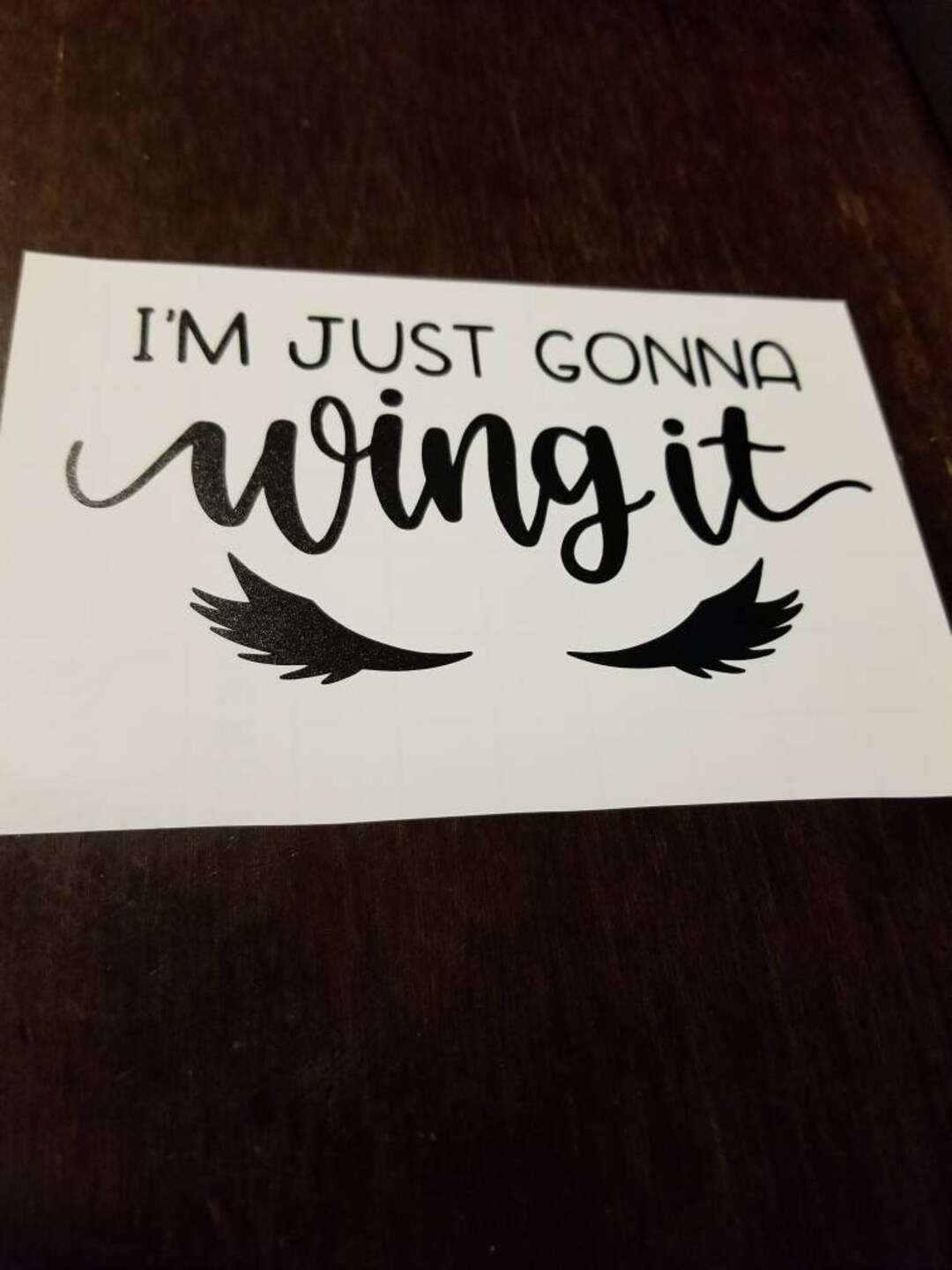 Wing It Decal - Etsy