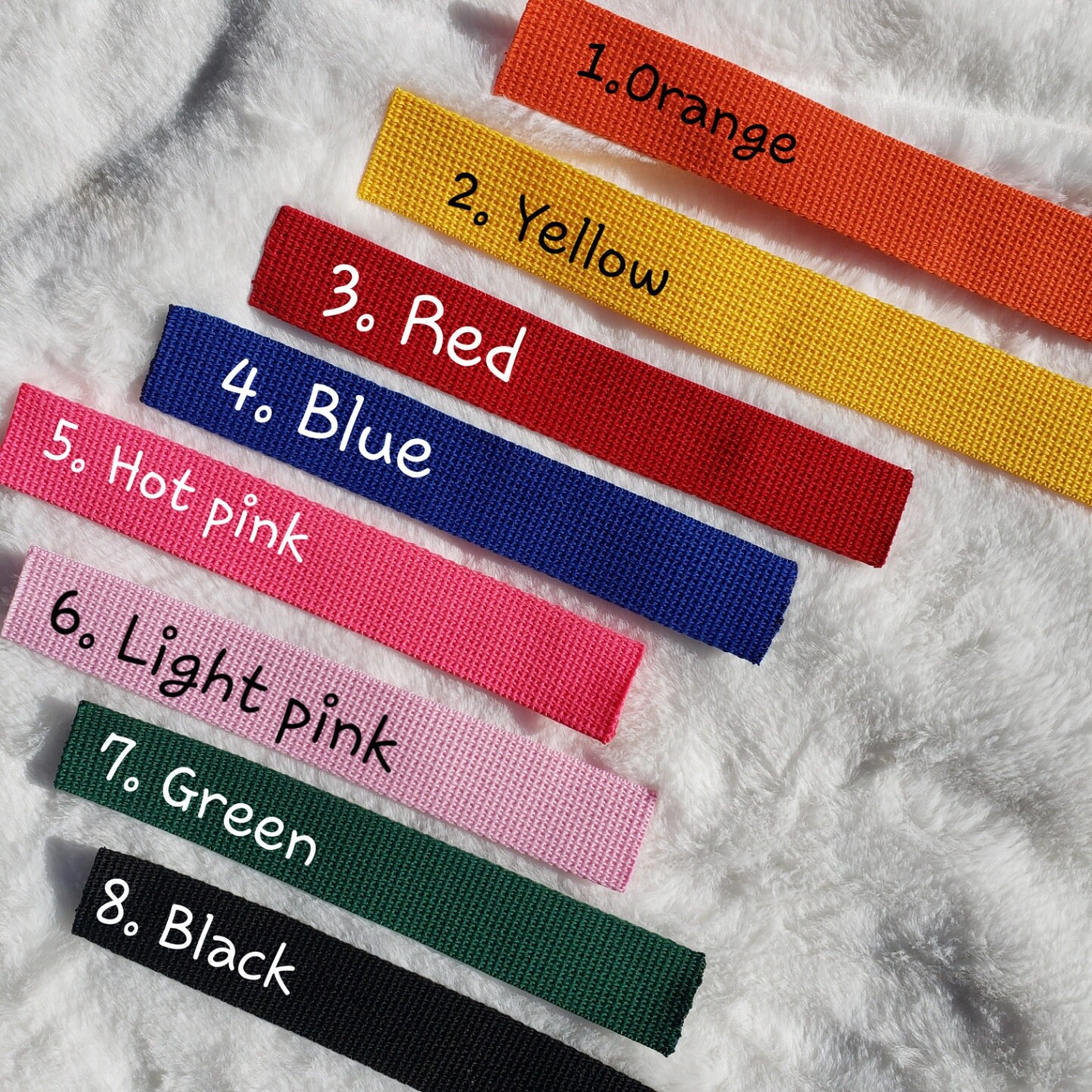 Embroidered Dog Leash Tag: Personalized Pet ID, Handmade in Canada - Etsy