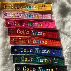 Personalized School Bag Tag Embroidery Accessory Kids Name Tag ID Tag ...