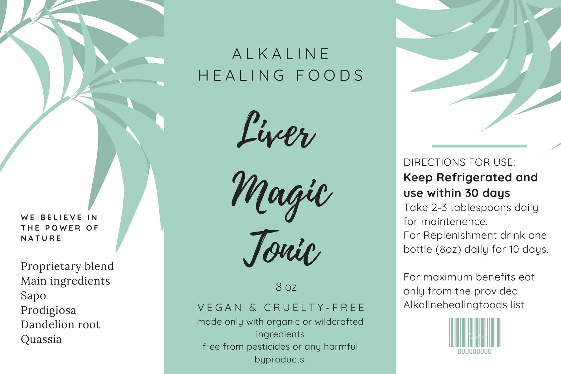 Liver Magic Tonic - Etsy